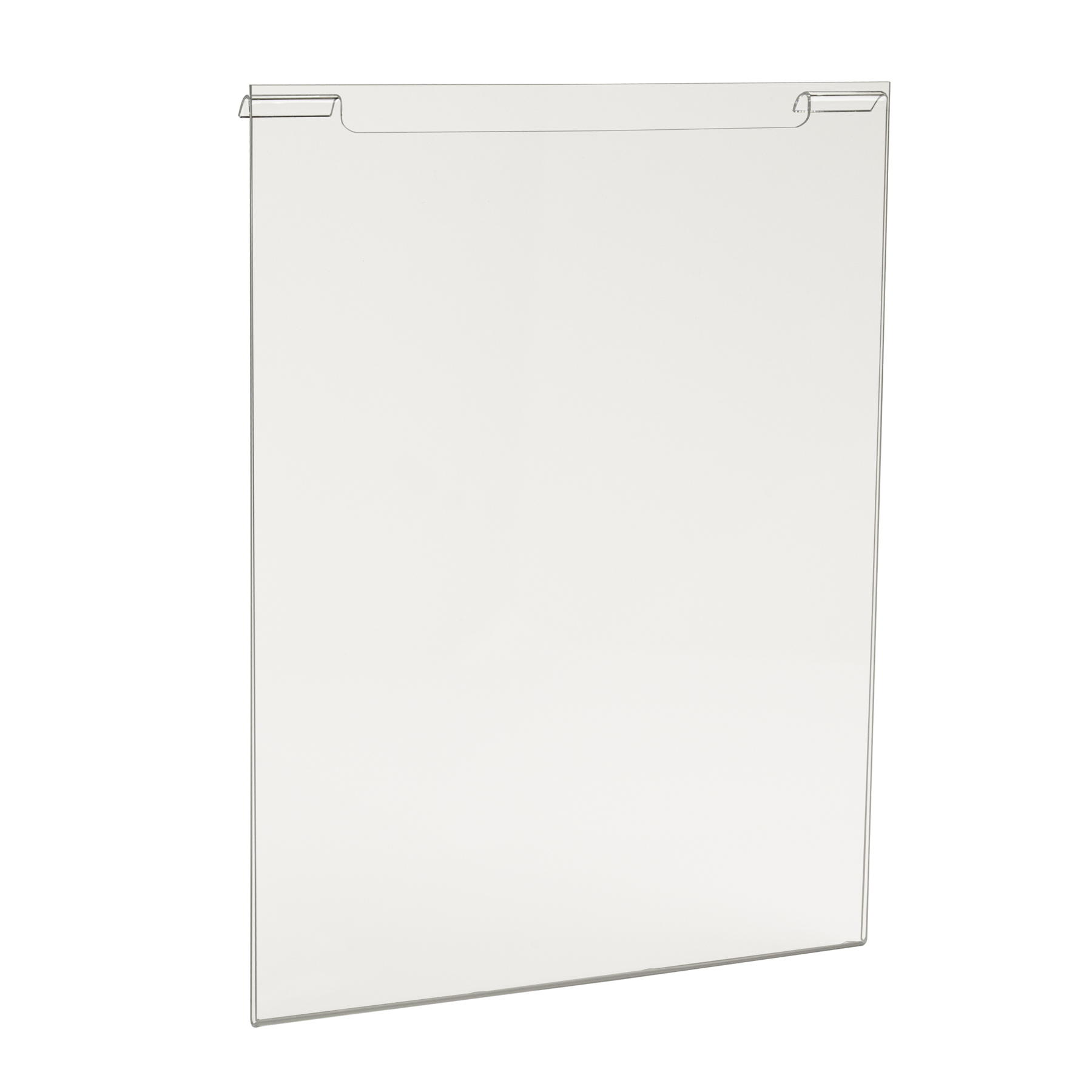 14" High X 11" Wide Vertical Grid-Wall / Slat-Wall Acrylic Sign-Holder ...